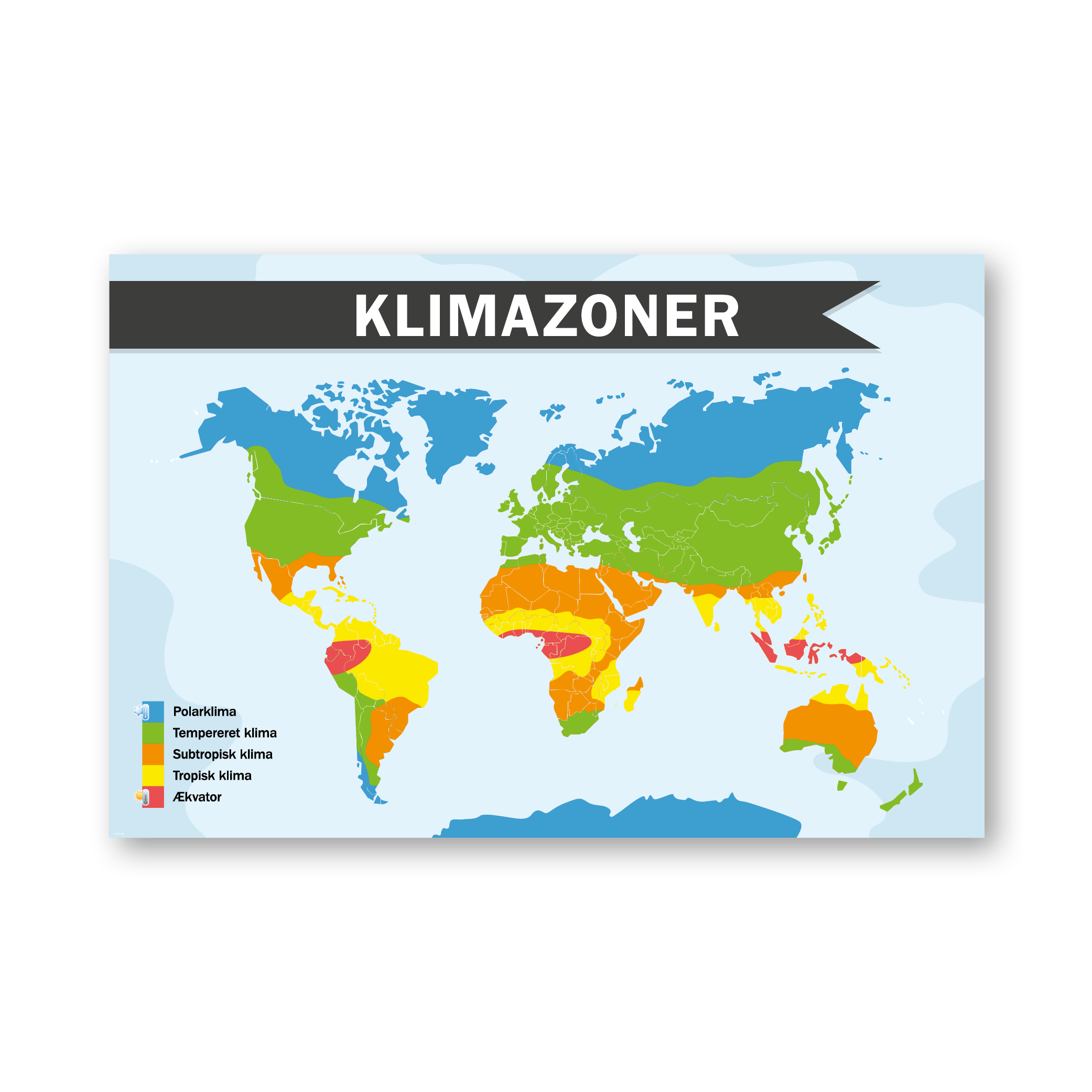 Faglig udsmykning - Klimazoner | EXAKT