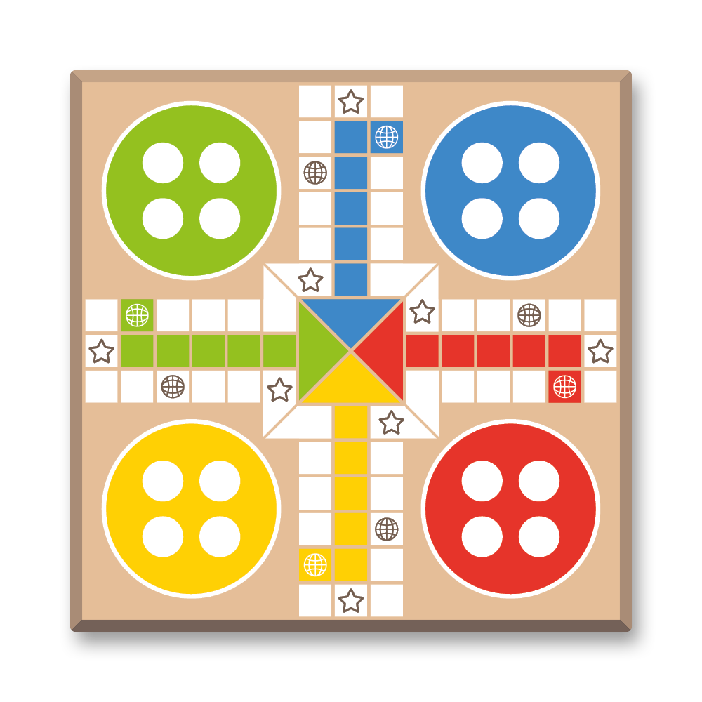 Ludo på gulvfolie | EXAKT