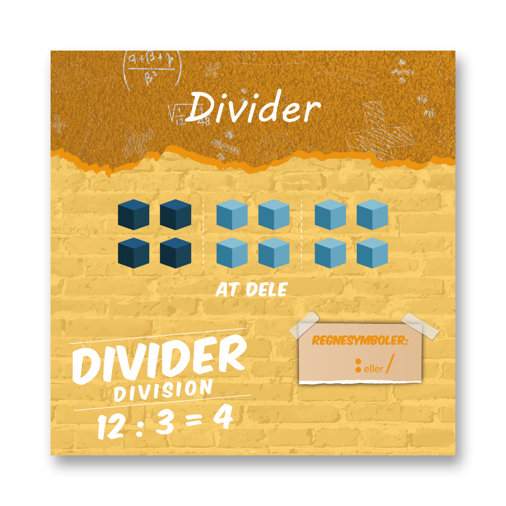 Divider - Regneformer | EXAKT